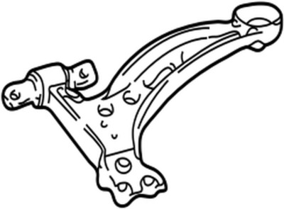 48069-07030 Toyota Arm sub-assy, front suspension, lower no.1 lh ...
