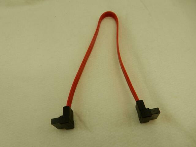 2) Foxconn 10" Right Angle SATA III Data Cable HDD SSD DVD AWM 2725 ...