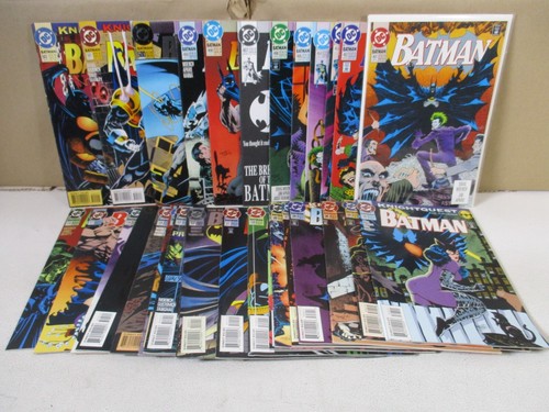 Batman 491-518 Knightfall! Knightquest! Bane! Kelley Jones! DC Comics ...