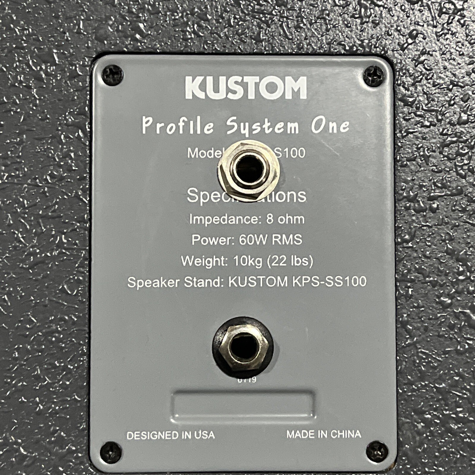 KUSTOM SYSTEM ONE AMP PA SYSTEM KPS-PM100T, 2 KPS-LS100T W MIC | eBay