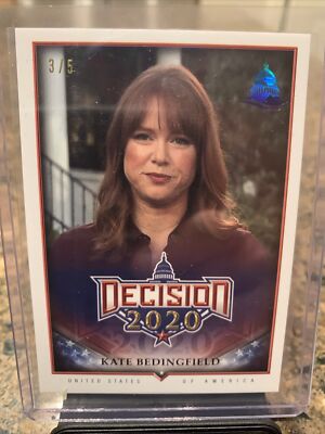 Kate Bedingfield 2020 Decision Rainbow Foil Preview SSP /5 | eBay