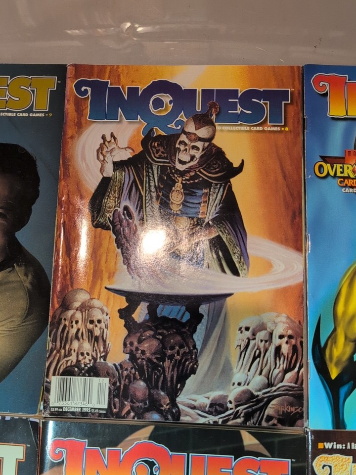 INQUEST Magazines #0 #1 #2 #3 #4 #5 #6 #7 #8 #9 Lot of 10 MTG MARVEL ...