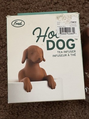 NEW open box Fred Hot Dog Dachshund Wiener Doxie Dog Tea Infuser | eBay