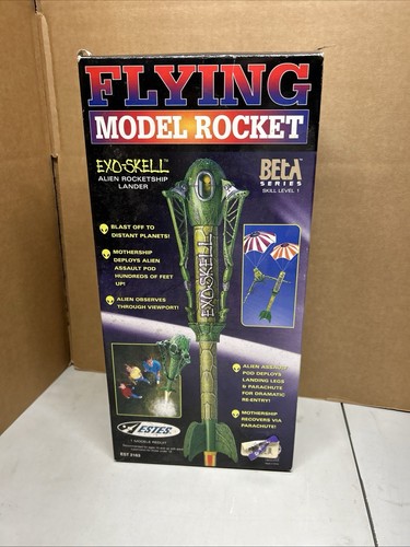ESTES EXO-SKELL ALIEN ROCKET LANDER FLYING MODEL (ENGINES NOT INCL ...