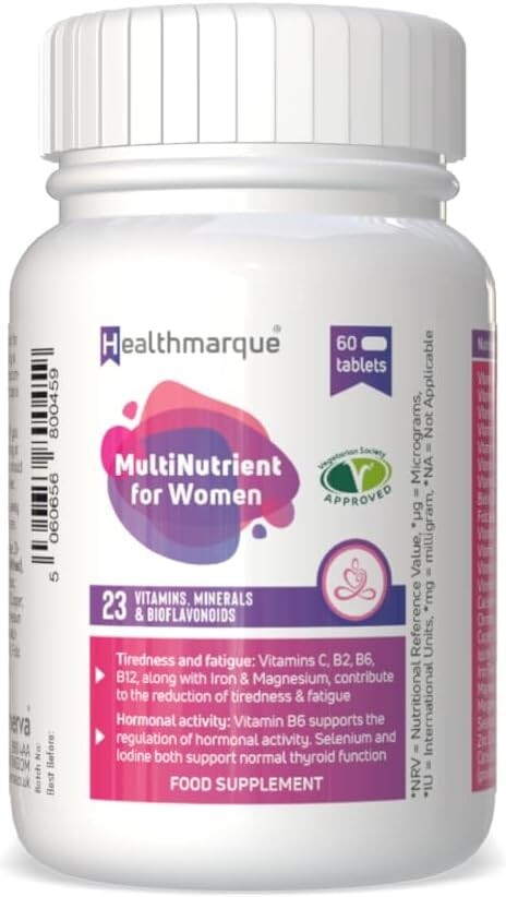 High Strength Multivitamins & Mineral Tablets For Women Vitamin With 23 ...
