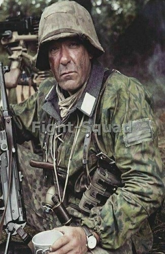WW2 Picture Photo German Soldier with full gear 2713 | eBay