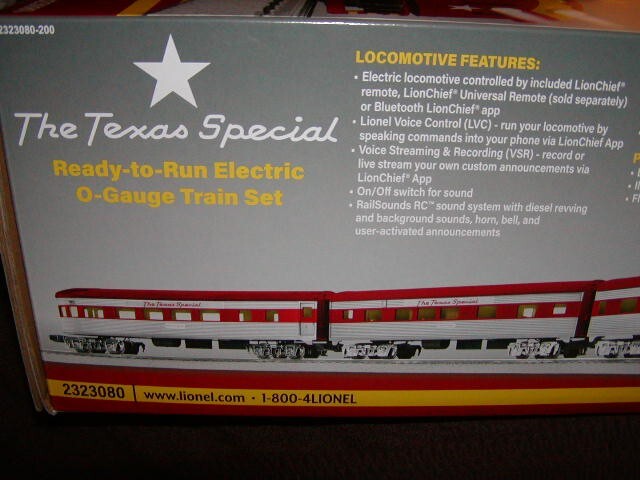 Lionel 2323080 The Texas Special Passenger Train Set O 27 LC 5.0 New ...