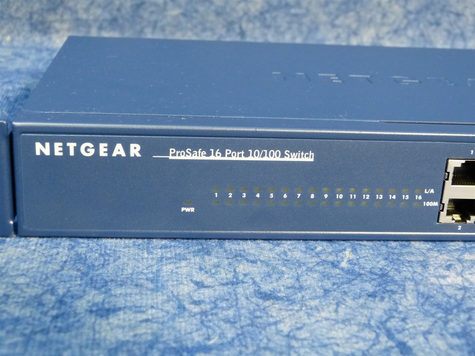 Netgear ProSafe JFS516 16-Port ProSafe 10/100 Mbps Fast Ethernet Switch ...
