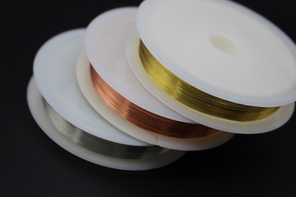 3 pcs 0.2mm Thin Copper Wire Thread Midge Larve Nymph Making Fly Tying ...