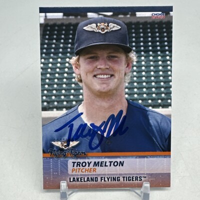 2023 Choice Troy Melton Rookie Lakeland High Flying Tigers Detroit ...