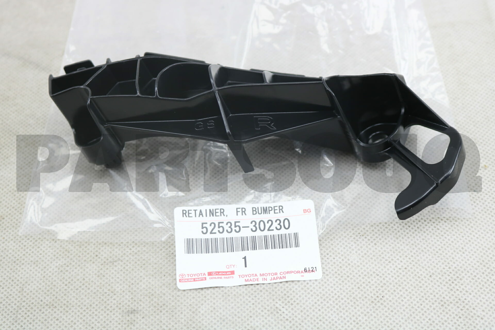 5253530230 Genuine Toyota RETAINER, FRONT BUMPER SIDE, RH 52535-30230 ...