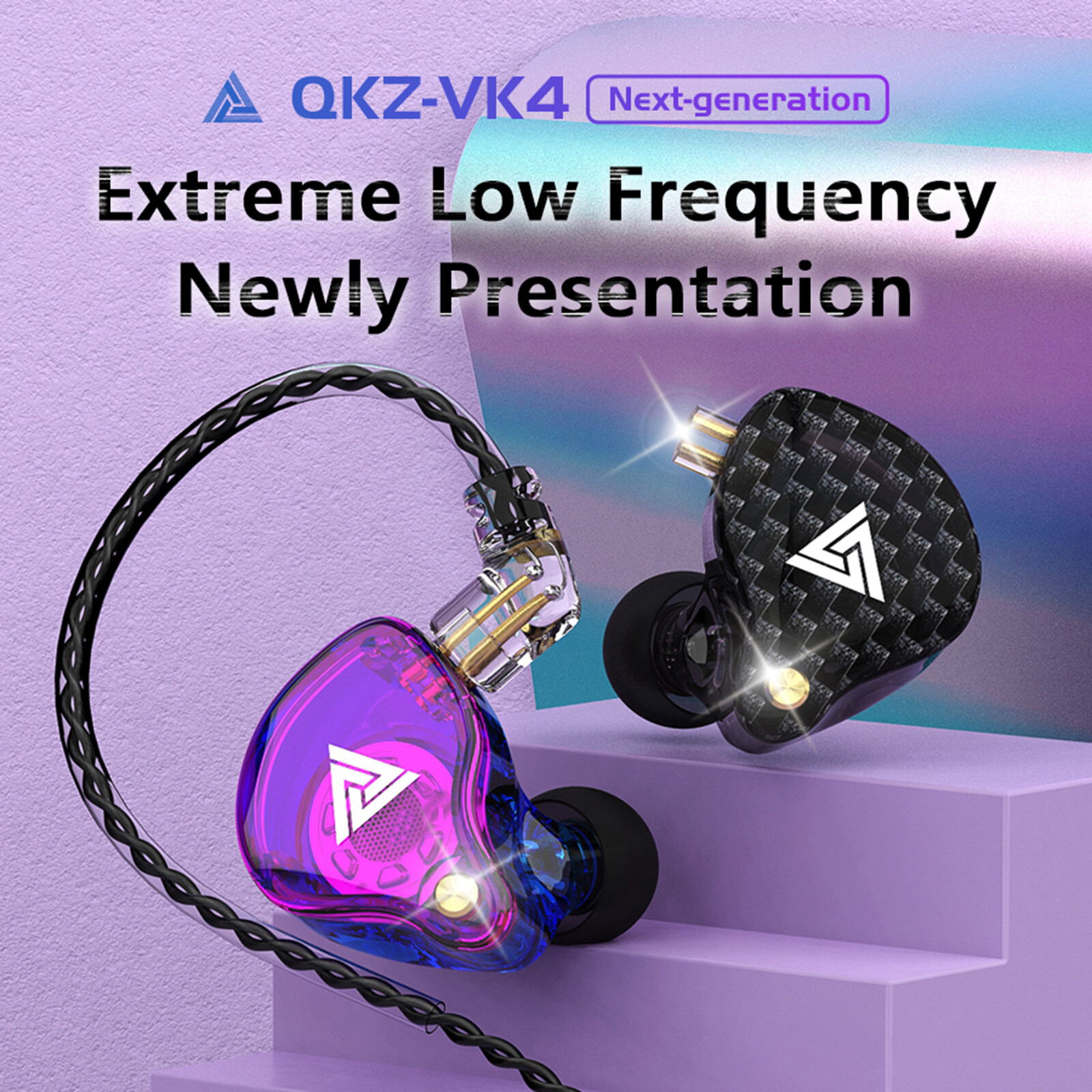 VK4 3.5mm Wired Headphones In-ear Sports Headset Moving Coil J1H6 | eBay