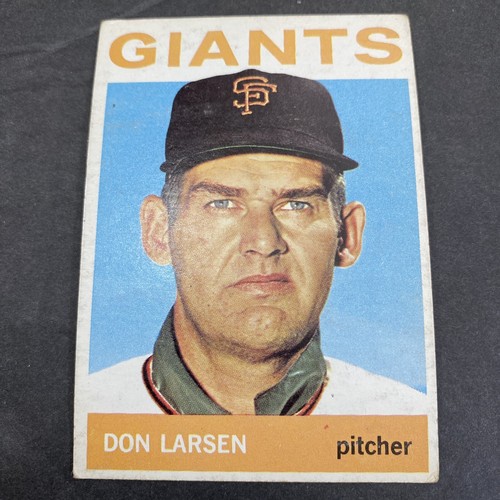 1964 Topps Baseball Don Larsen San Francisco Giants Card # 513 | eBay