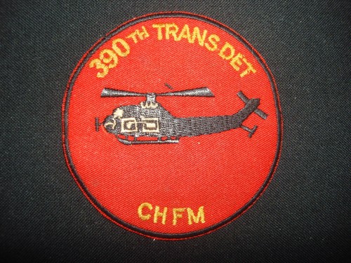 Vietnam Guerre Patch États-unis 390th Transport Det Cargo Hélicoptère ...