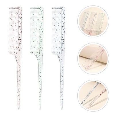 3 Pcs Fine Tooth Rat Tail Comb Salon Hairdressing Parter Parting | eBay ...