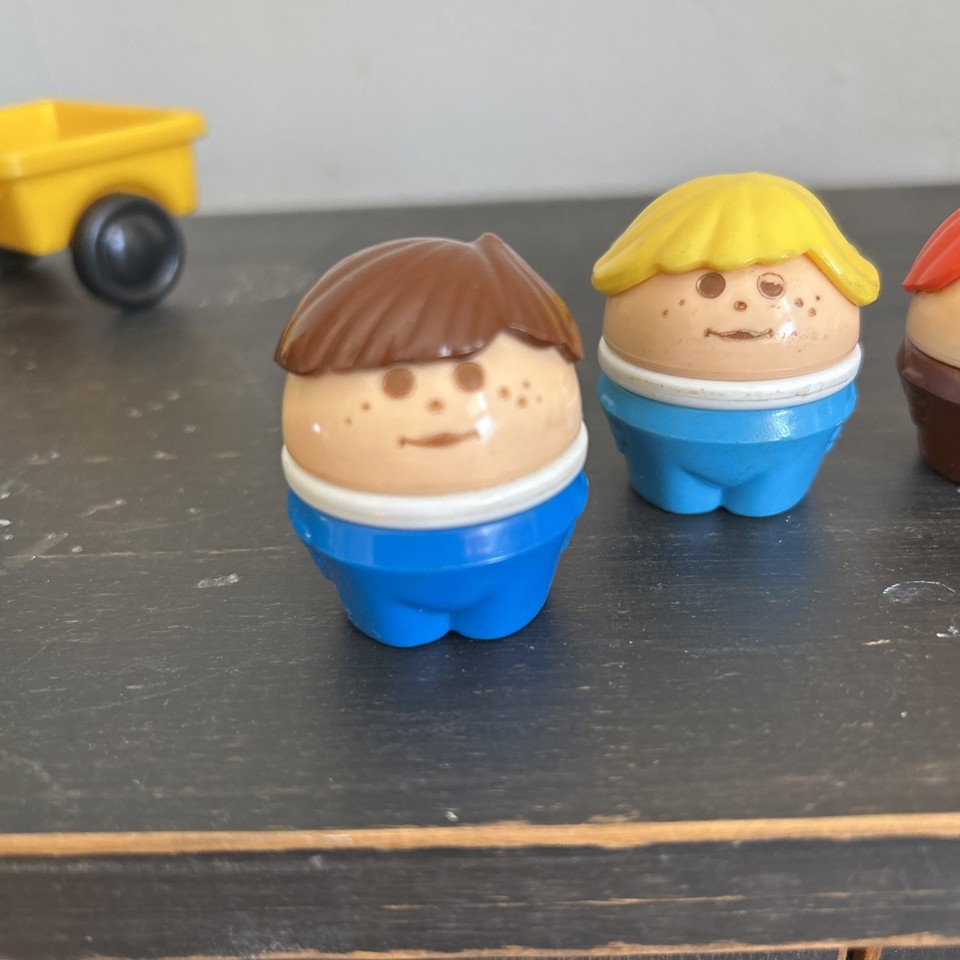 Little Tikes Toddle Tots People Figures Boy Girl Chunky Toys Vintage 4 ...
