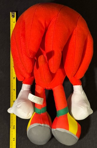 Sonic the Hedgehog Knuckles Red Plush 12” Toy Factory Sega 2022 Stuffed ...
