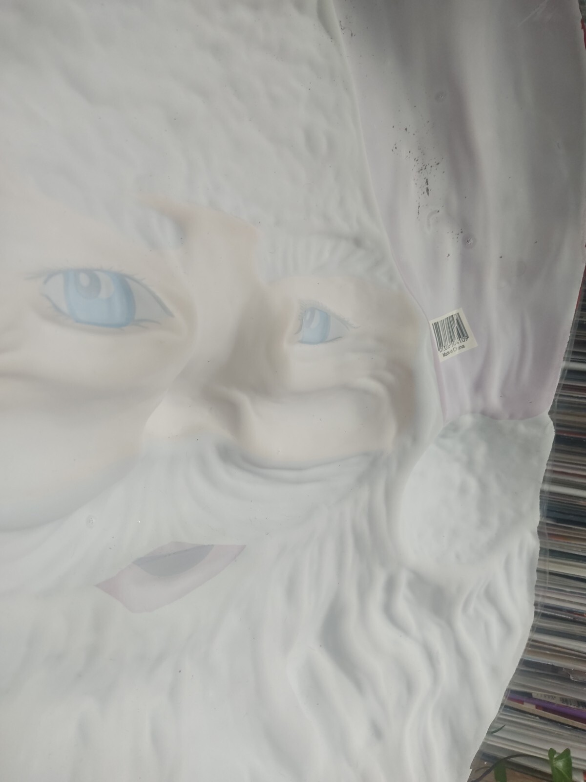 Very Large Santa Face Wall Hanging Christmas Decoration - 1970's 80's ...