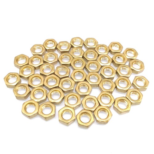 200pcs M5 Metric Thread Insert Screw Fastener Brass Hex Nut | eBay