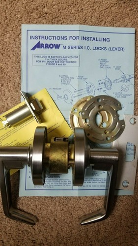 Arrow M Series, IC Core, Less Cylinder, Lockset, Complete | eBay