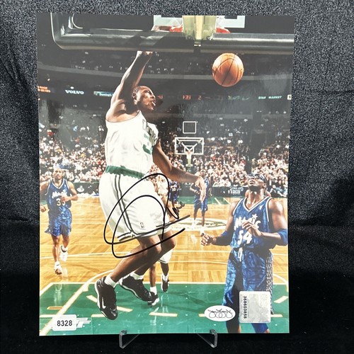 Paul Pierce Signed Celtics 8x10 Photo autograph JSA Stamp Of Approval ...
