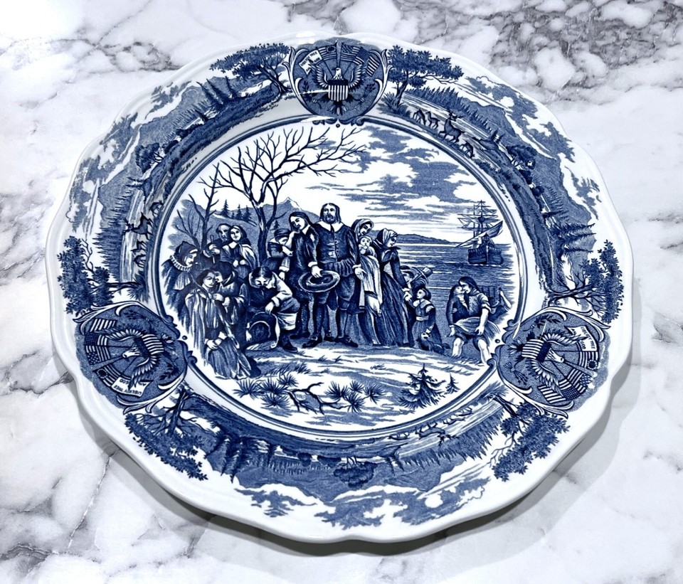 J&G Meakin America Hurrah English Ironstone 3 Pc Dinner Dessert Plates ...