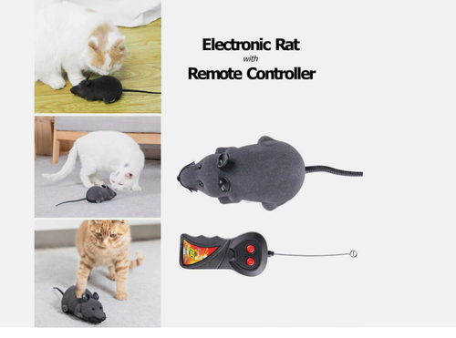 Remote Control RC Rat Mouse MICE Wireless For Cat Dog Pet Toy Novelty ...