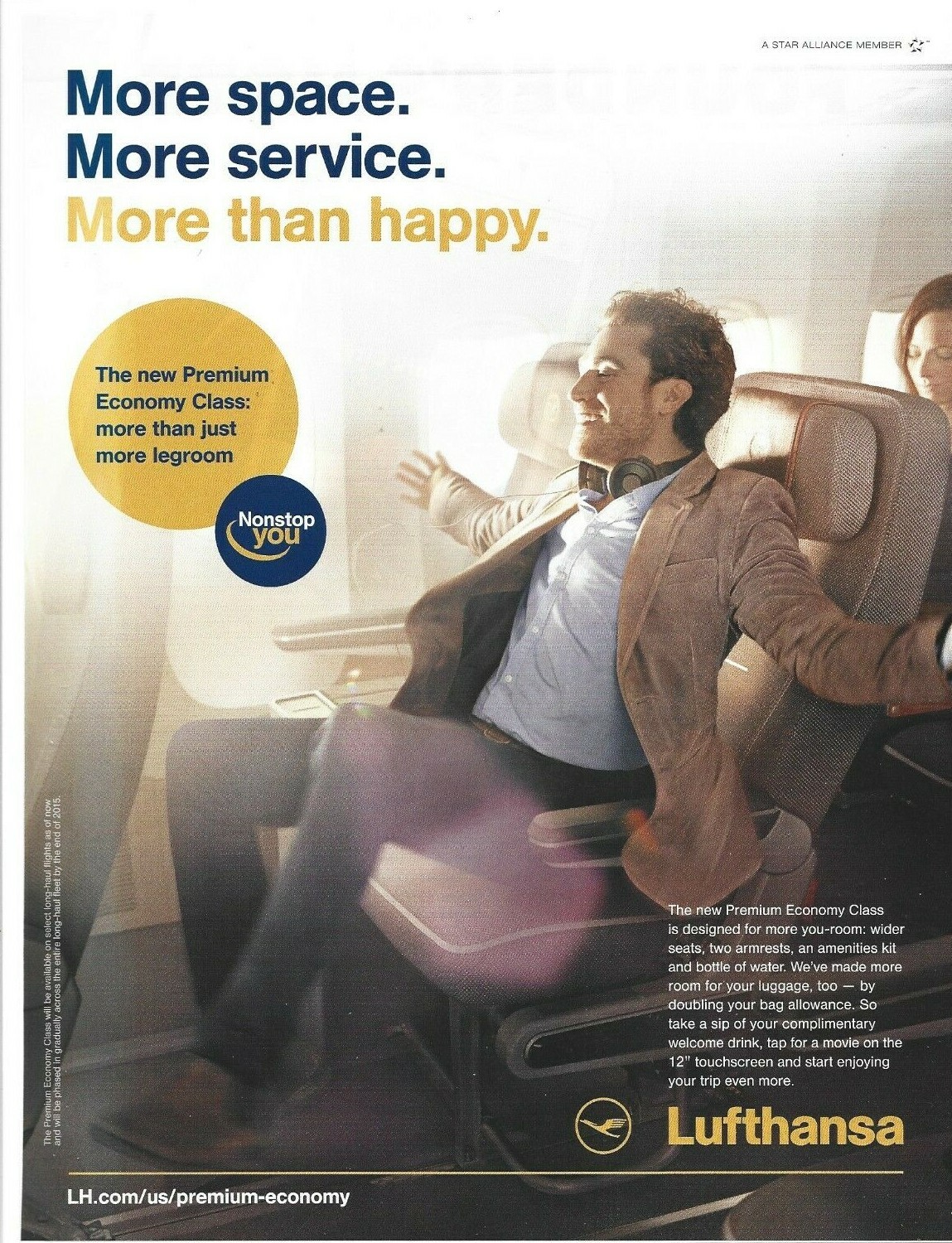 Lufthansa Print Ad, Lufthansa Magazine Ad, Lufthansa Ad, Lufthansa Air ...