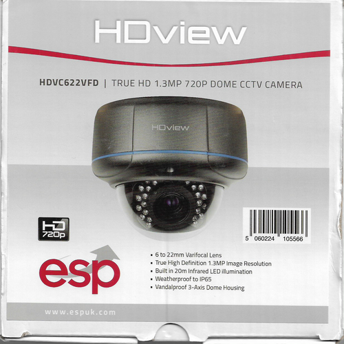 New ESP Weatherproof True HD View CCTV Dome Security Camera Pro Quality ...