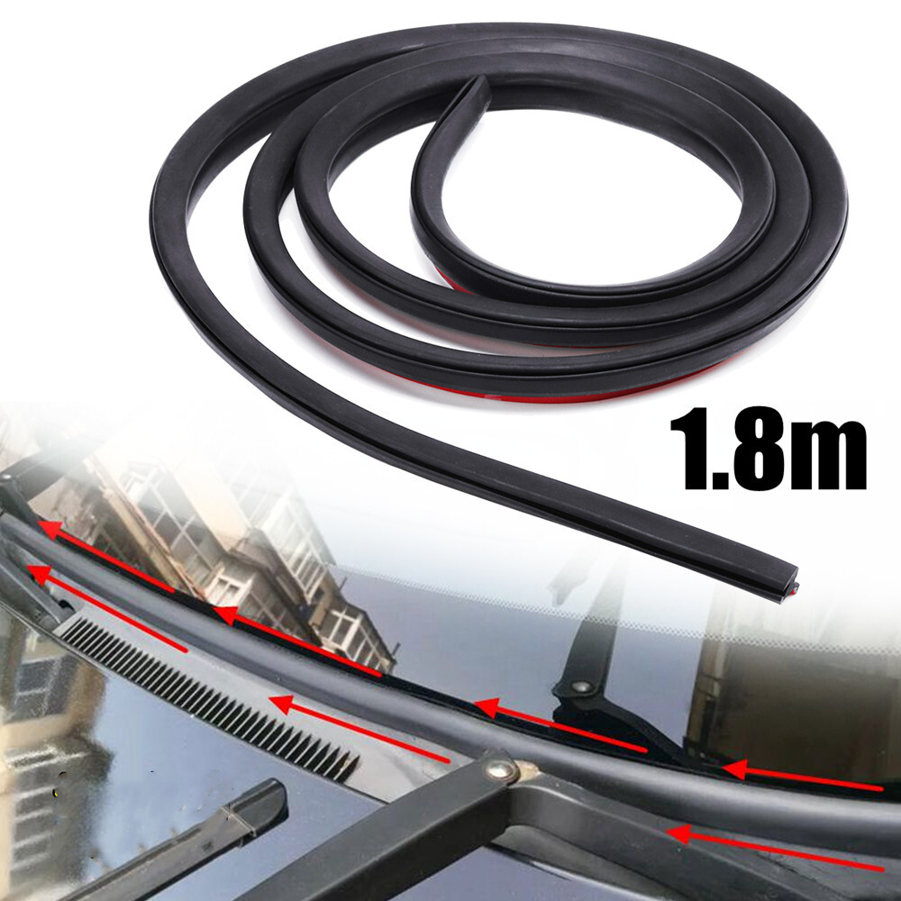 Car Front Windshield Panel Rubber Seal Strip Seal Moulding Trim ...