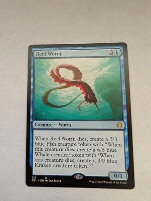 Reef Worm Commander 2021 Regular MTG NM | eBay