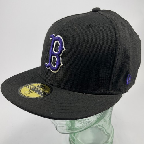 New Era 59fifty Boston Red Sox 7 3/8 Fitted Hat Ball Cap Purple on ...