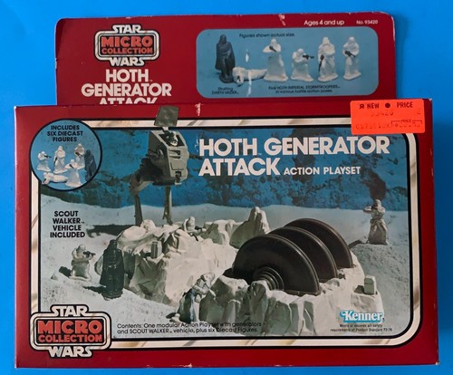 STAR WARS 1982 KENNER MICRO COLLECTION HOTH GENERATOR ATTACK PLAYSET ...