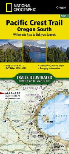 Pacific Crest Trail: Oregon South Map [Willamette Pass to Siskiyou ...