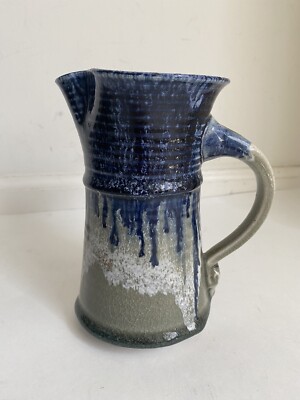 Studio Art Small Pitcher Drip Detail Signed | eBay