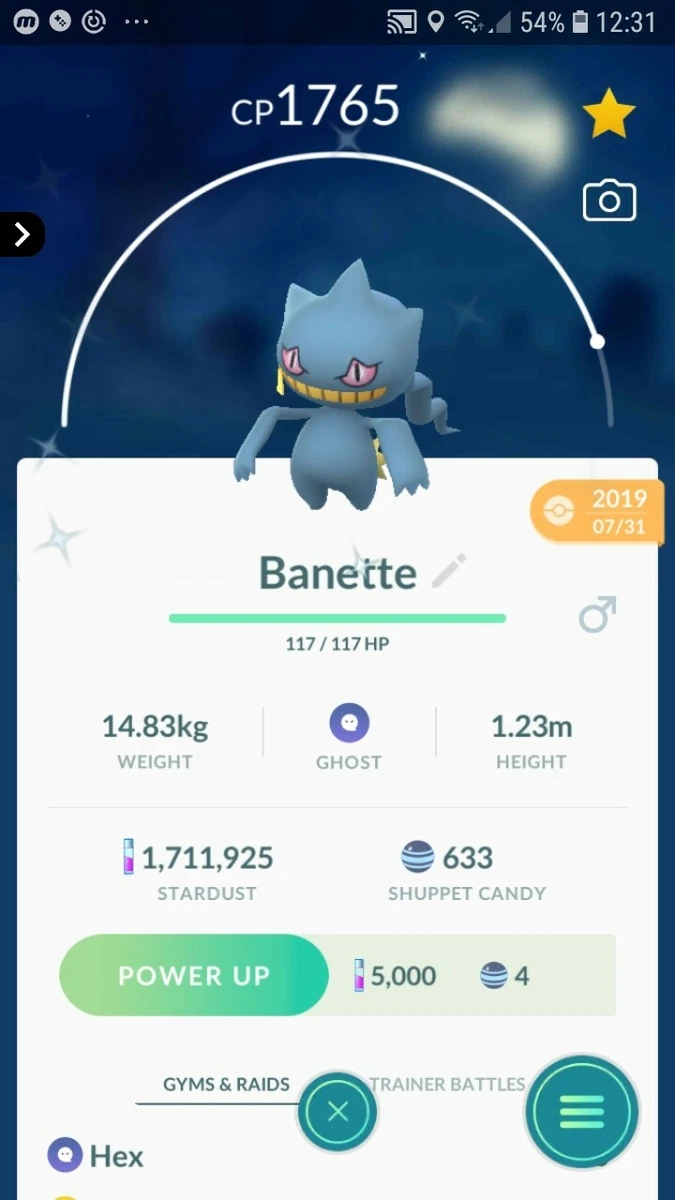 Pokemon Shuppet Evolution