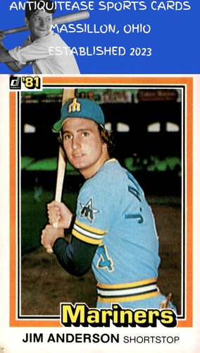 1981 Donruss #165 Jim Anderson | eBay