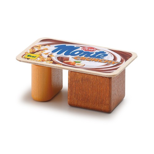 Wooden Zott Monte corner yogurt pot toy pretend role play food Erzi ...