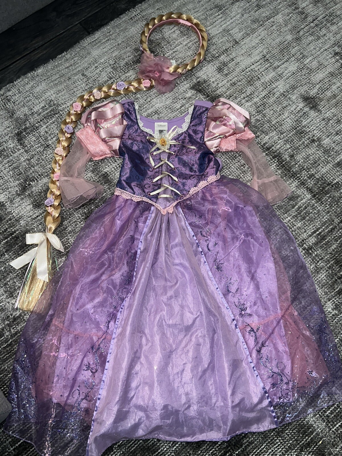 Tangled Halloween Disney store costume headband braid… - Gem