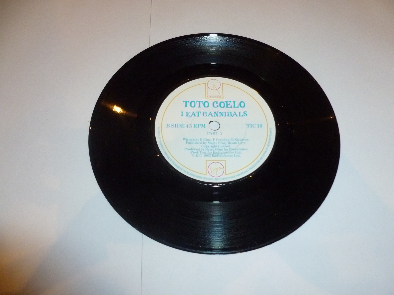 TOTO COELO - I Eat Cannibals - 1982 UK 7" Vinyl Single | eBay