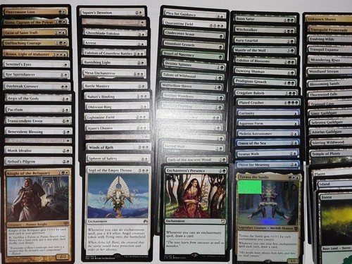 MTG Commander Deck Tuvasa, the Sunlit Magic the Gathering Cards Aura ...