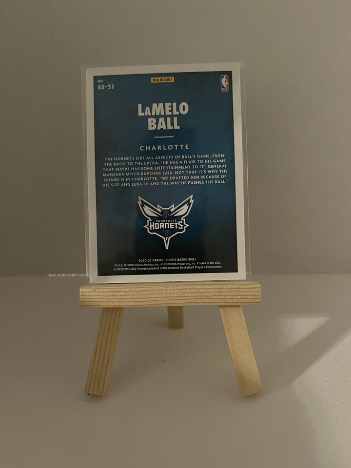 2020-21 NBA Hoops LaMelo Ball Now Playing Charlotte hornets #SS31 | eBay