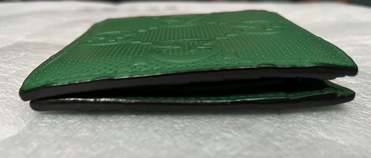 Gucci Wallet Green GG Signature Leather - EXCELLENT | eBay Gucci Wallet Green GG Signature Leather - EXCELLENT | eBay