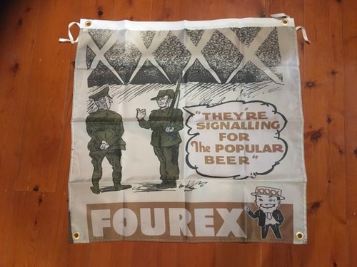 Xxxx fourex bitter lager poster beer Man cave flag wall hanging ...
