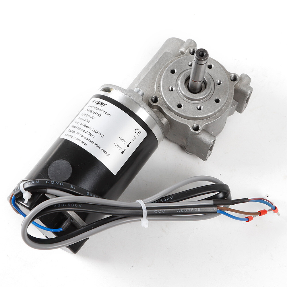 Buy 100W High Torque Worm Gear Motor Intelligent Encoder Electric Door ...