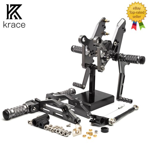 For GROM MSX125 2012-2016 CNC Rearset Footrest Footpegs GP Adjust Rear ...