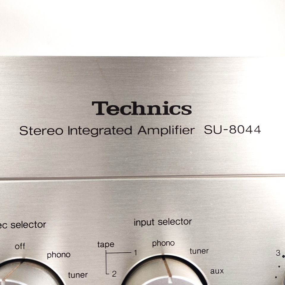 Technics SU-8044 Stereo Integrated Amplifier Vintage Matsushita ...