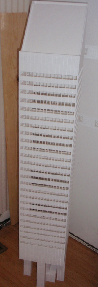 HO SCALE CITIGROUP SKYSCRAPER HIGH RISE OFFICE BUILDING 55.75 INCHES ...
