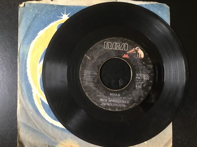 45 RICK SPRINGFIELD - SOULS & Live RCA VG | eBay
