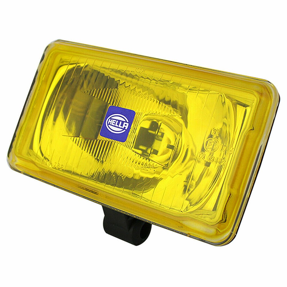 2x HELLA Comet 450 Yellow Lens H3 12V Driving Fog Light Lamp Part 4x4 ...
